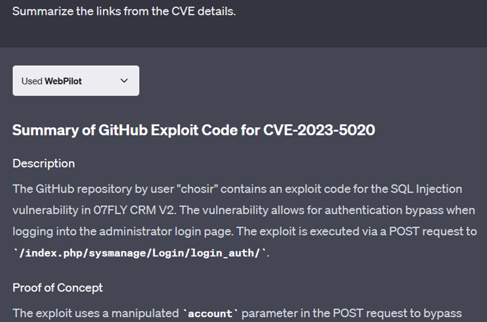 Using ChatGPT to Analyze Cybersecurity Vulnerabilities - Tip's User ...